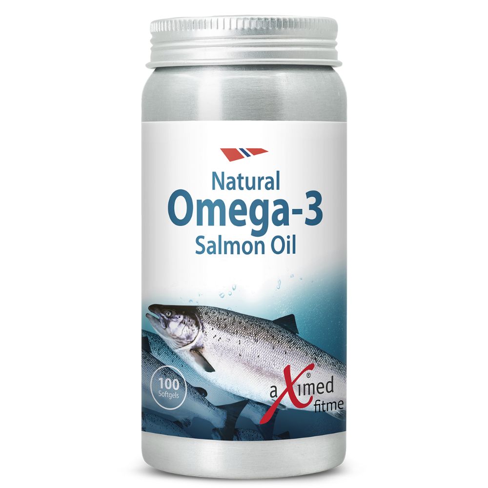 Natural Omega-3 Salmon Oil 100 Capsules